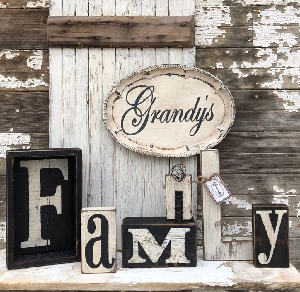 Grandy's FaMiLy BLOCKS – Grandy's Home Decor